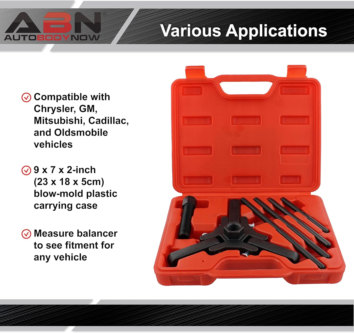 ABN Harmonic Damper Pulley Puller 6-Piece Set Review - Puller Tools